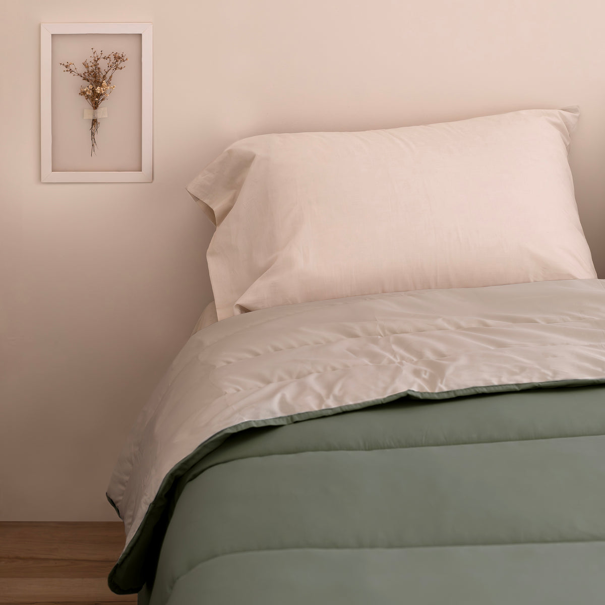 Basic Edredón Verde oliva - Basic – Happyfriday