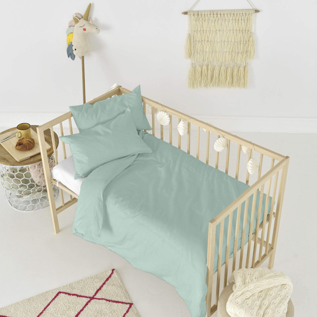 Basic Juego nórdico cuna Menta - Happyfriday